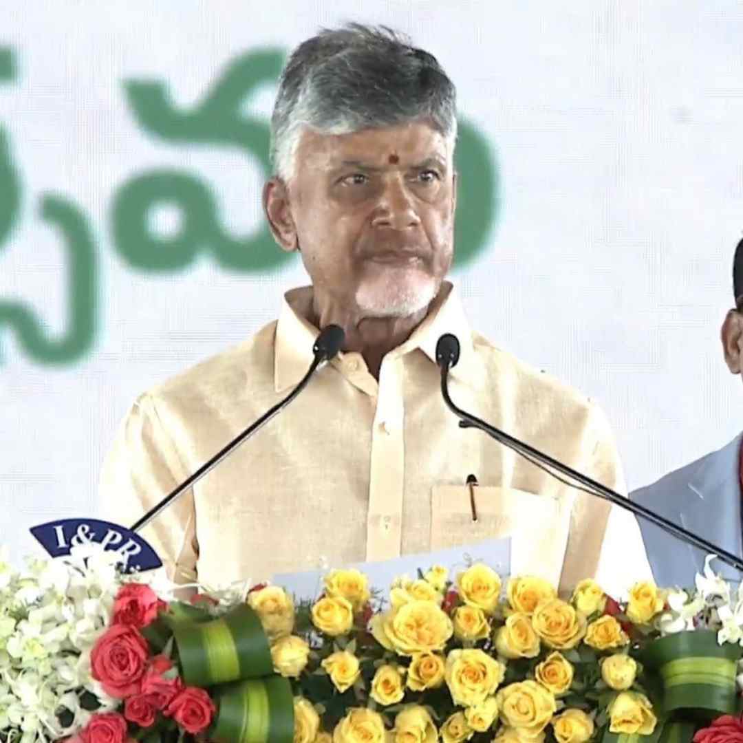 N. Chandrababu Naidu Sworn In As Andhra Pradesh CM For 2nd Consecutive Term